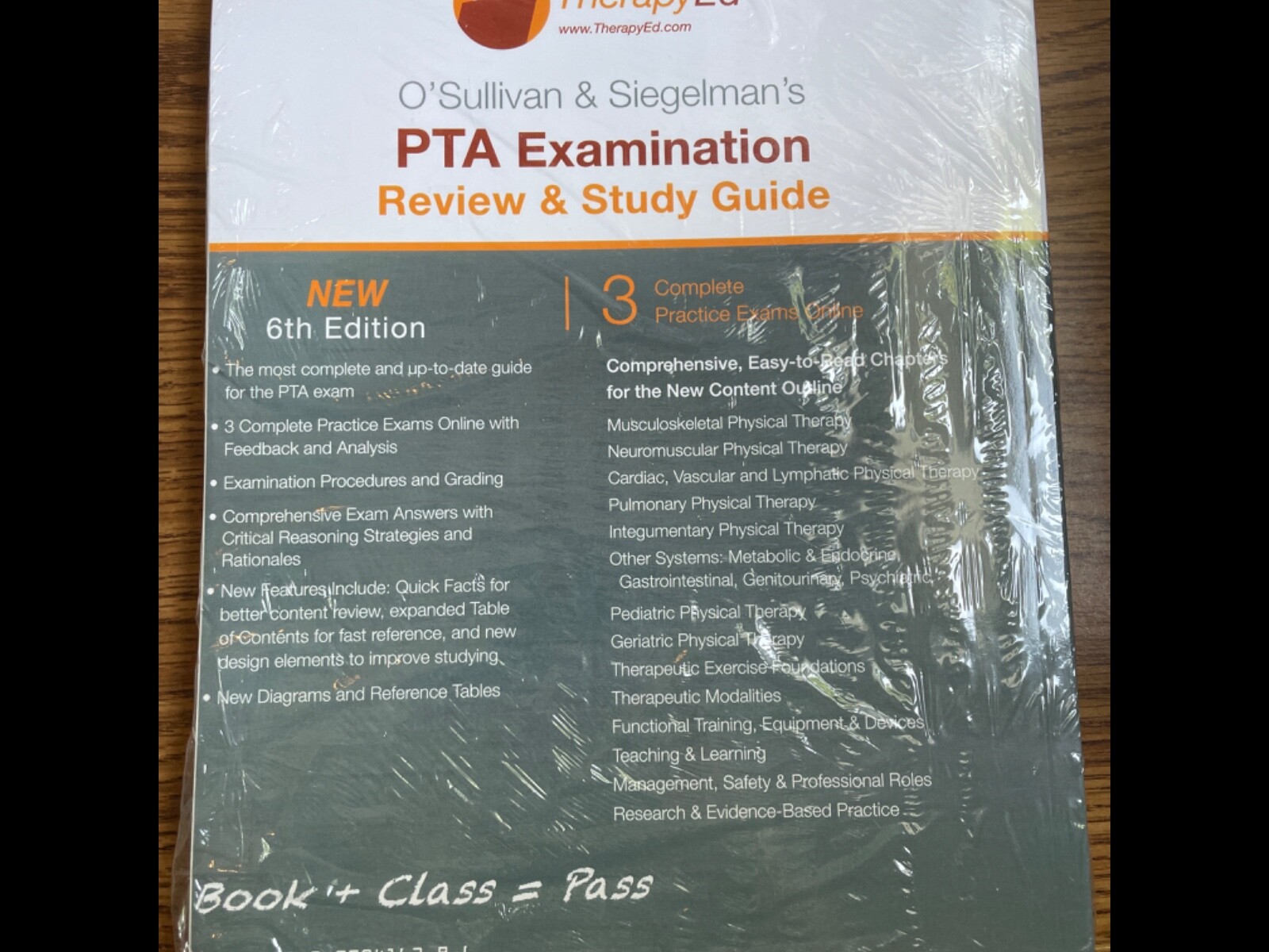 PTA Examination Review and Study Guide by Raymond Siegelman and Susan O'Sullivan (2019, Trade ...