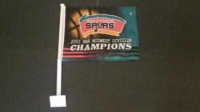 San Antonio Spurs 2001 NBA Midwest Division Champions Vintage Car ...