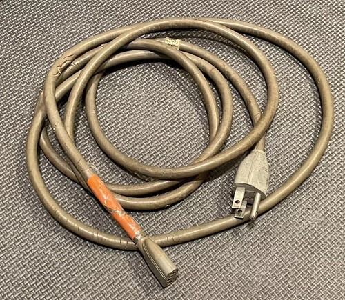 vintage patched Belden 8' 3-pin oval-end AC Cable Power Cord ARP 2600 ...