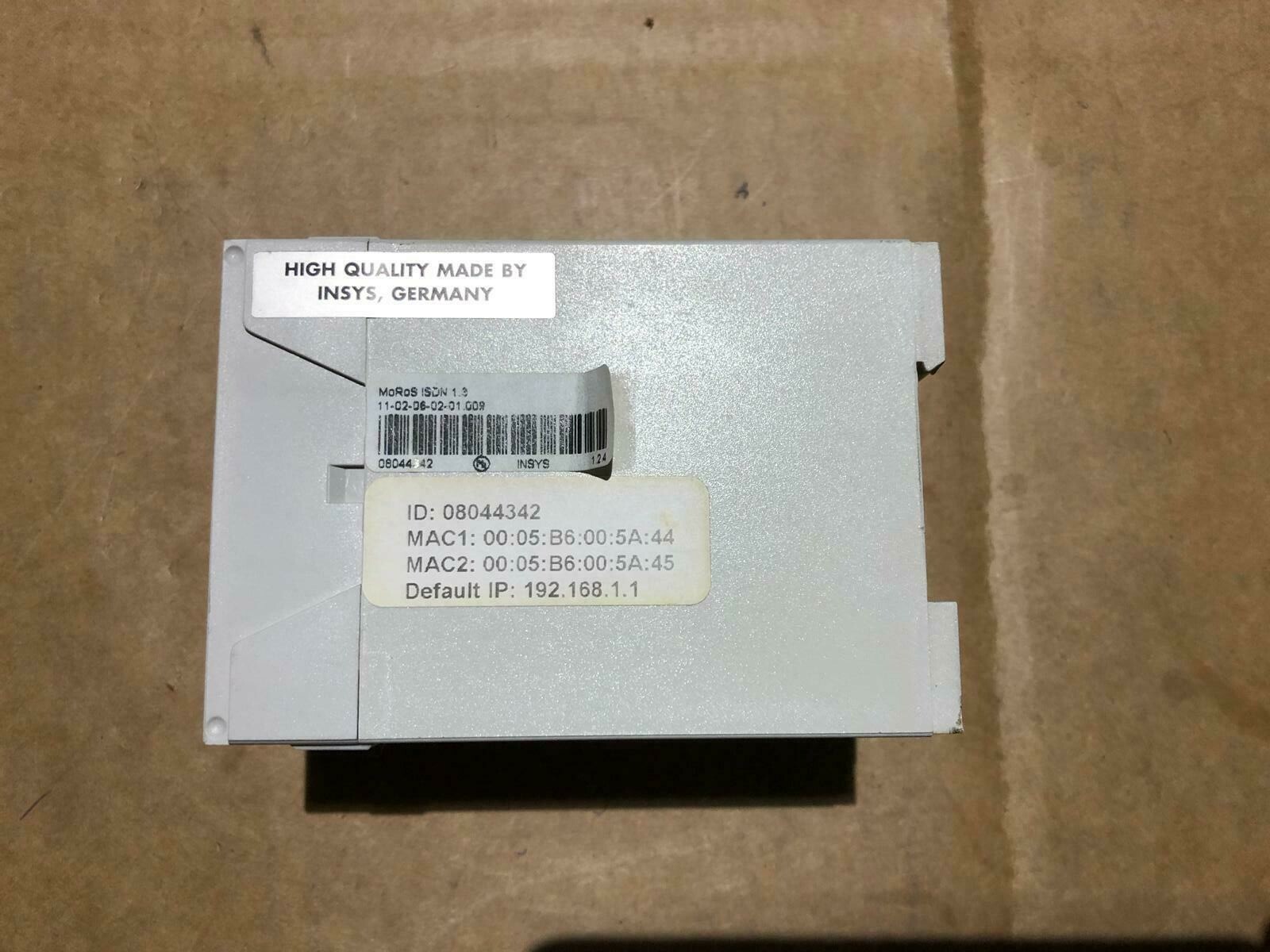 Insys MoRoS ISDN 1.3 11-02-06-02-01.009 INSYS Industriemodem | eBay.de
