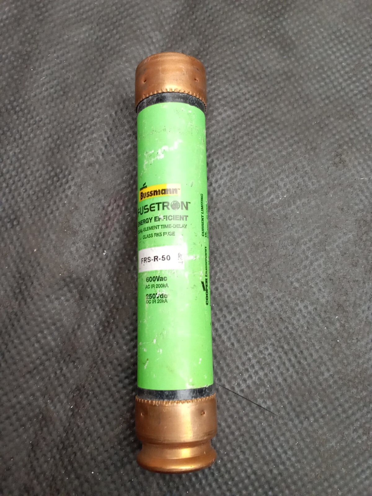 COOPER BUSSMAN FRS-R-50 600V FUSETRON CLASS RK5 W27 | eBay