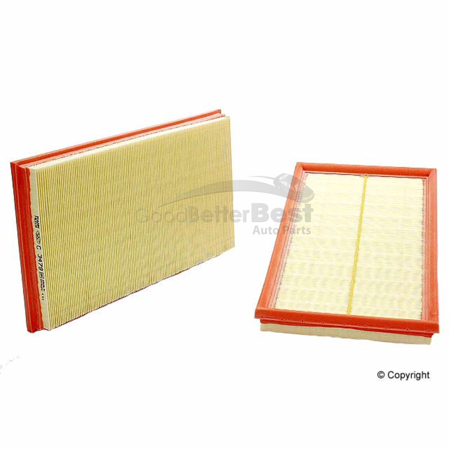 One New Mann-Filter Air Filter C3479 0040941604 for Mercedes MB CLK430 ...