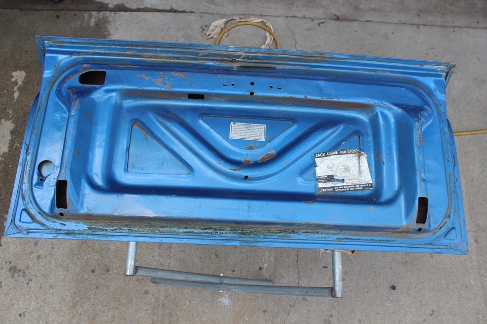 ORIGINAL 1969 FORD MUSTANG MACH 1 FASTBACK TRUNK DECK | eBay