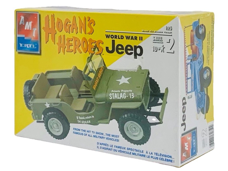 AMT/ERTL Hogans Heroes WWII Jeep 1:25 Scale Plastic Model Kit | eBay
