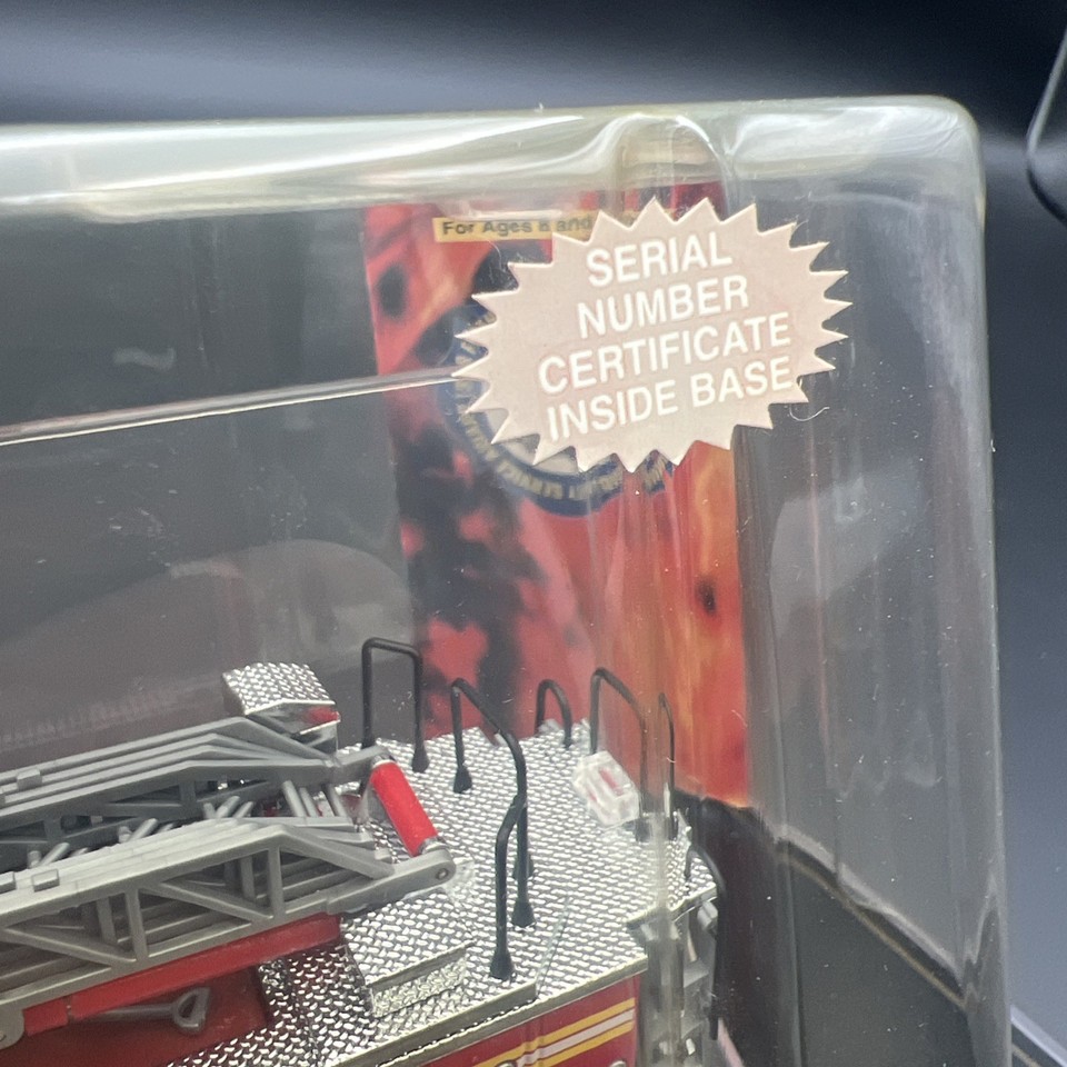 1998 Code 3 FDNY Seagrave Rear Mount Ladder Truck # 26 NOS | eBay