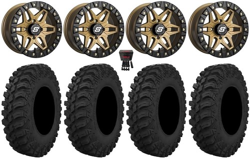 Sedona Split 6 Bdlk 15" Br Wheels 30" Crawler AT Tires Yamaha Wolverine ...