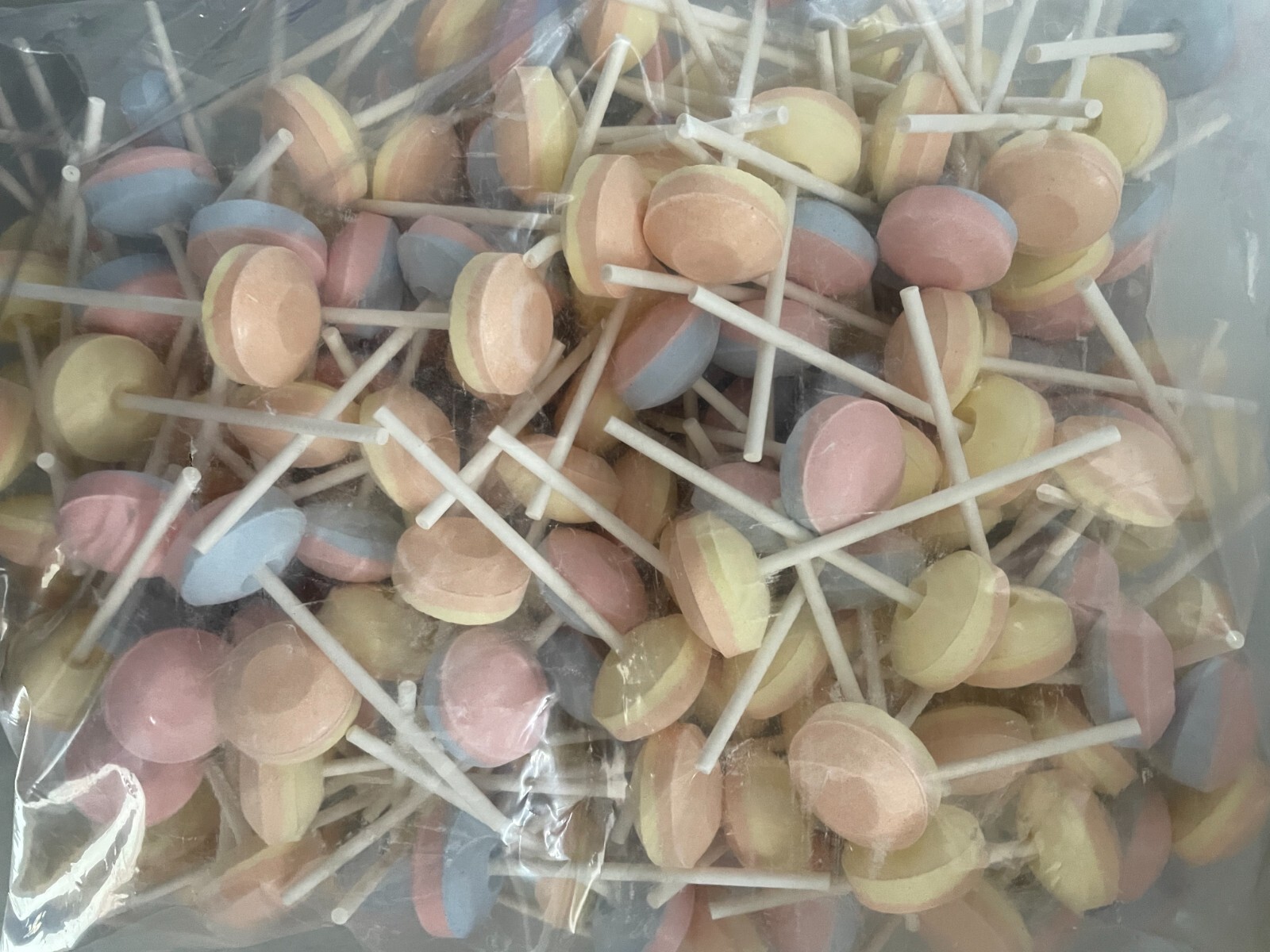 Sweetworld Sherbet Dextrose Lollypops Lollies pink blue yellow orange ...