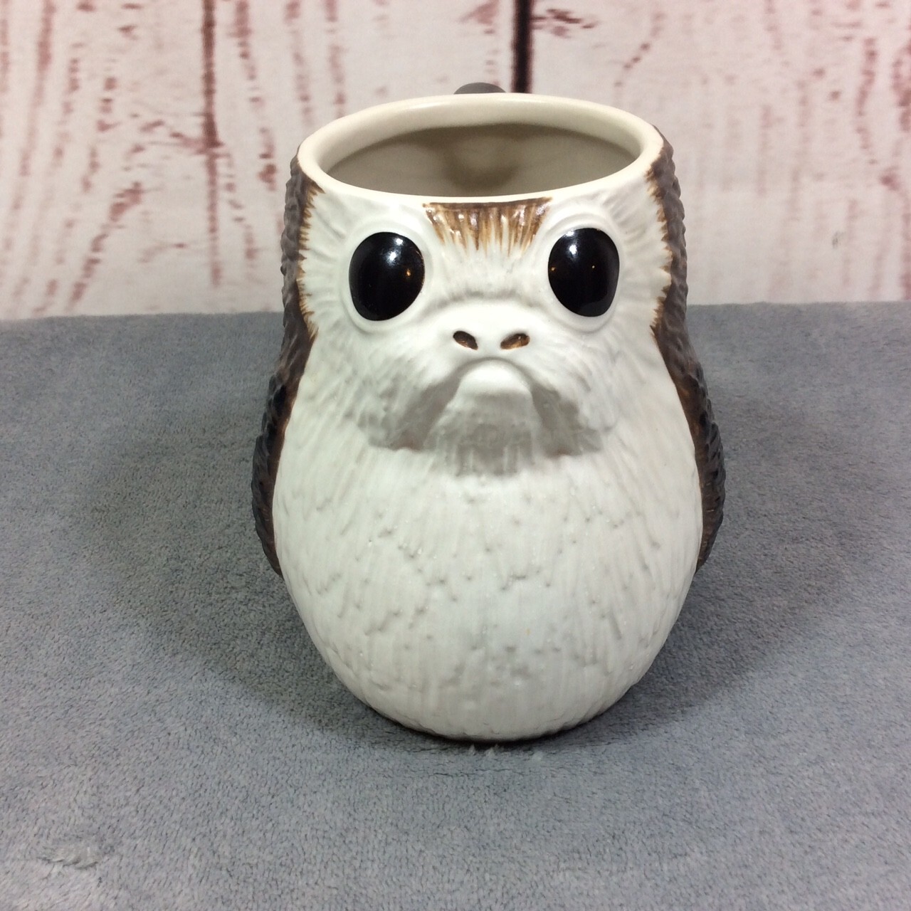 Disney STAR WARS The Last Jedi PORG Coffee Mug Tea Cup Sculpted Ceramic ...