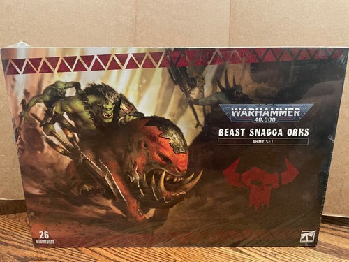 Warhammer 40k Lot Beast Snagga Orks Box Army Set Sealed NIB OOP Games ...