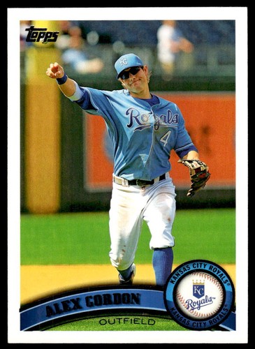 2011 Topps 262 Alex Gordon Kansas City Royals Baseball Card | eBay