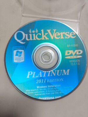 Quickverse 2011 Platinum Edition - More Module Included over the Deluxe ...
