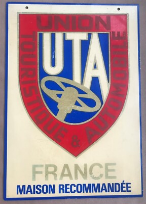 UTA Union Touristique et Automobile France Maison Recommandee sign A | eBay