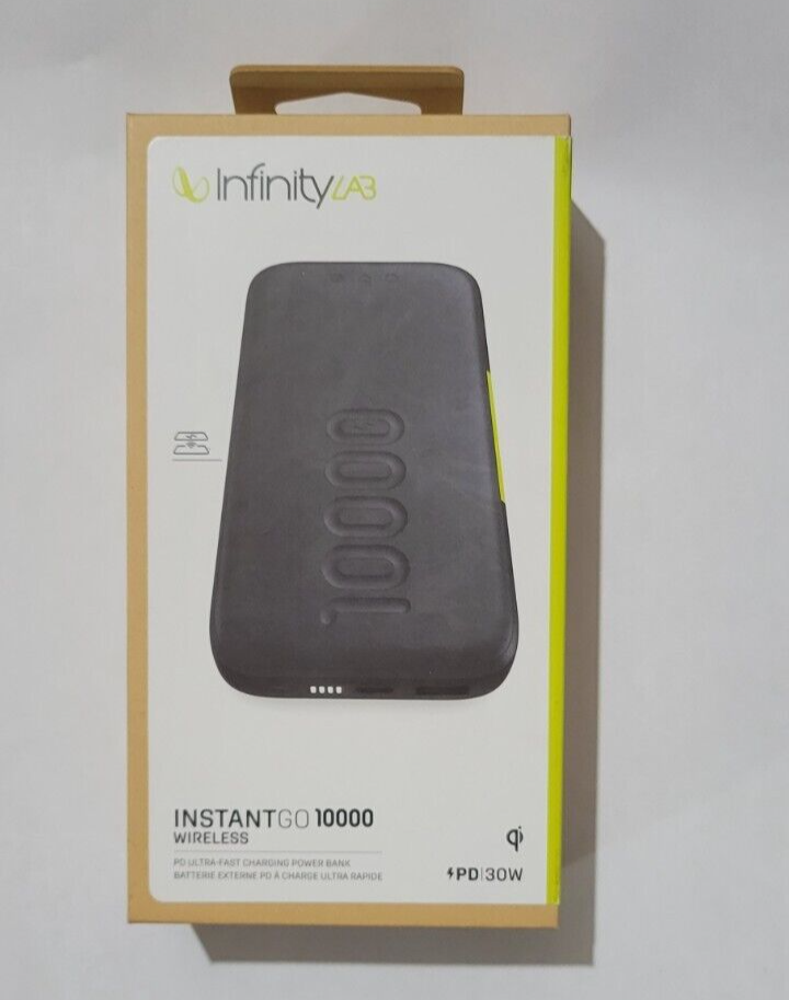 InfinityLAB INSTANTGO 10000 Wireless PD Ultra-Fast Charging Power Bank 30W New | eBay