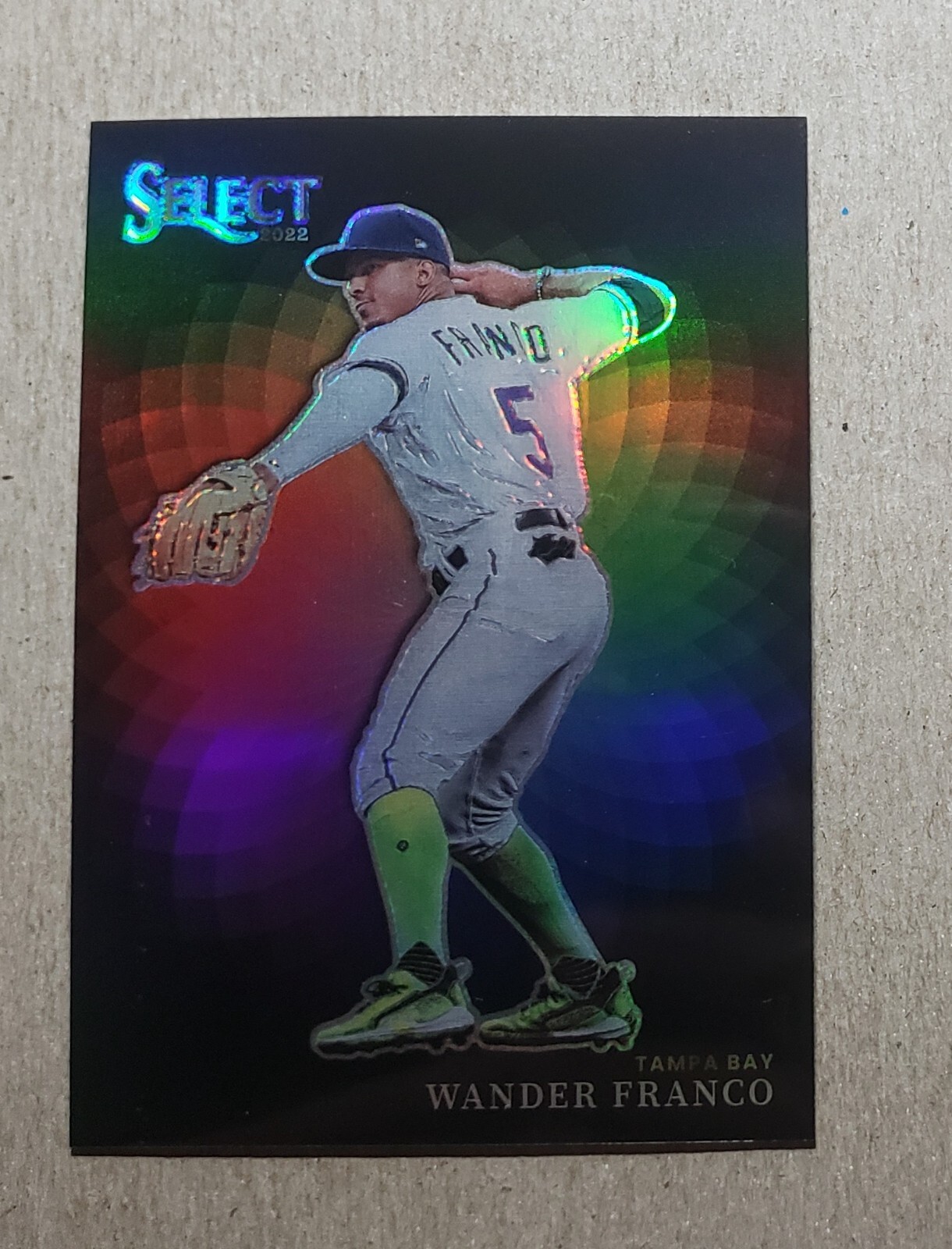 2022 Panini Select Color Wheel Prizm Wander Franco #CW1 Tampa Bay Rays ...
