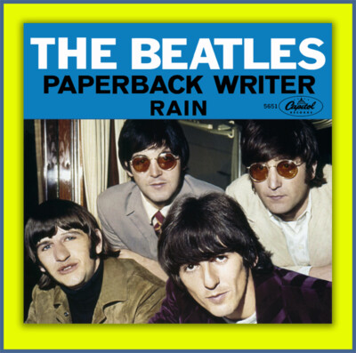 The Beatles- Paperback Writer b/w Rain #6 - 45 Pic Sleeve- No Record | eBay