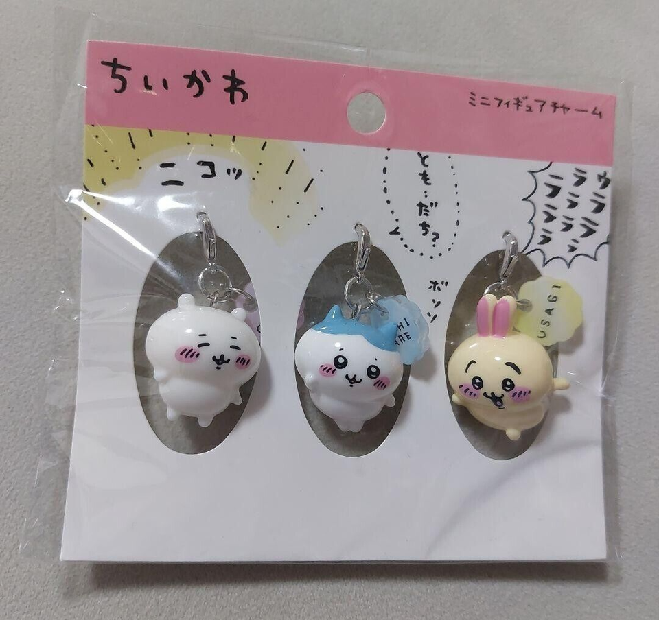 Chiikawa Mini Figure Key Charm Chikawa Rabbit Usagi Hachiware Set Of 3 ...