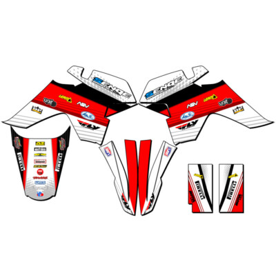 SR 70 AUTO SR 70 AUTO RICOCHET White Senge Graphics Kit Compatible with ...