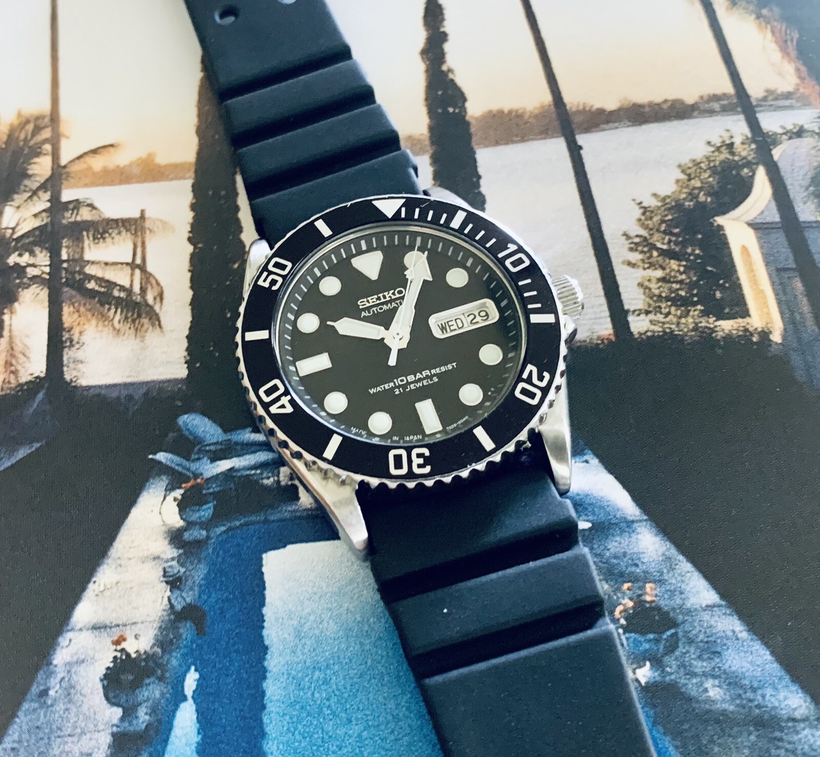 Seiko+Men%27s+Black+Watch+-+SKX031J for sale online | eBay