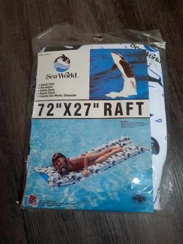 Vintage Sea World 1990's pool 72 x 27 raft 39113010088| eBay