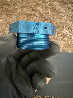 NOS 1959 AN893-15D Aircraft Reducer Adapter Blue Fitting– Military Spec ...