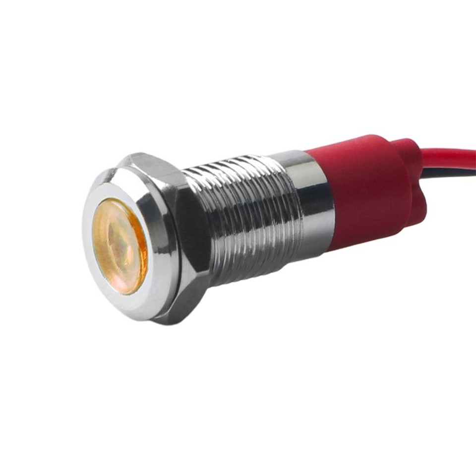 LED Light 40000H 6pcs AC/DC 12-24V Indicator Lamp LED Indicator Lights ...