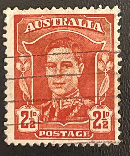 Rare Australia King George VI Pre Decimal 2d Australian Postage Stamp ...