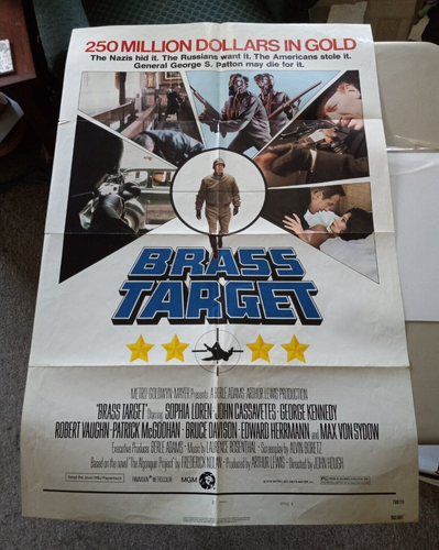 Brass Target 1978 OS Movie Poster sophia loren john cassavetes | eBay