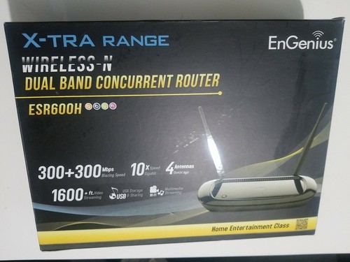 EnGenius Technologies X-tra Range Dual Band Wireless N Router ESR600H ...