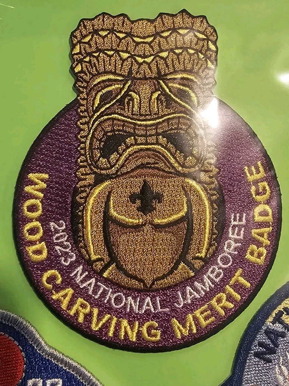 2023 National Jamboree Wood Carving Merit Badge Staff BSA JSP Tiki ...