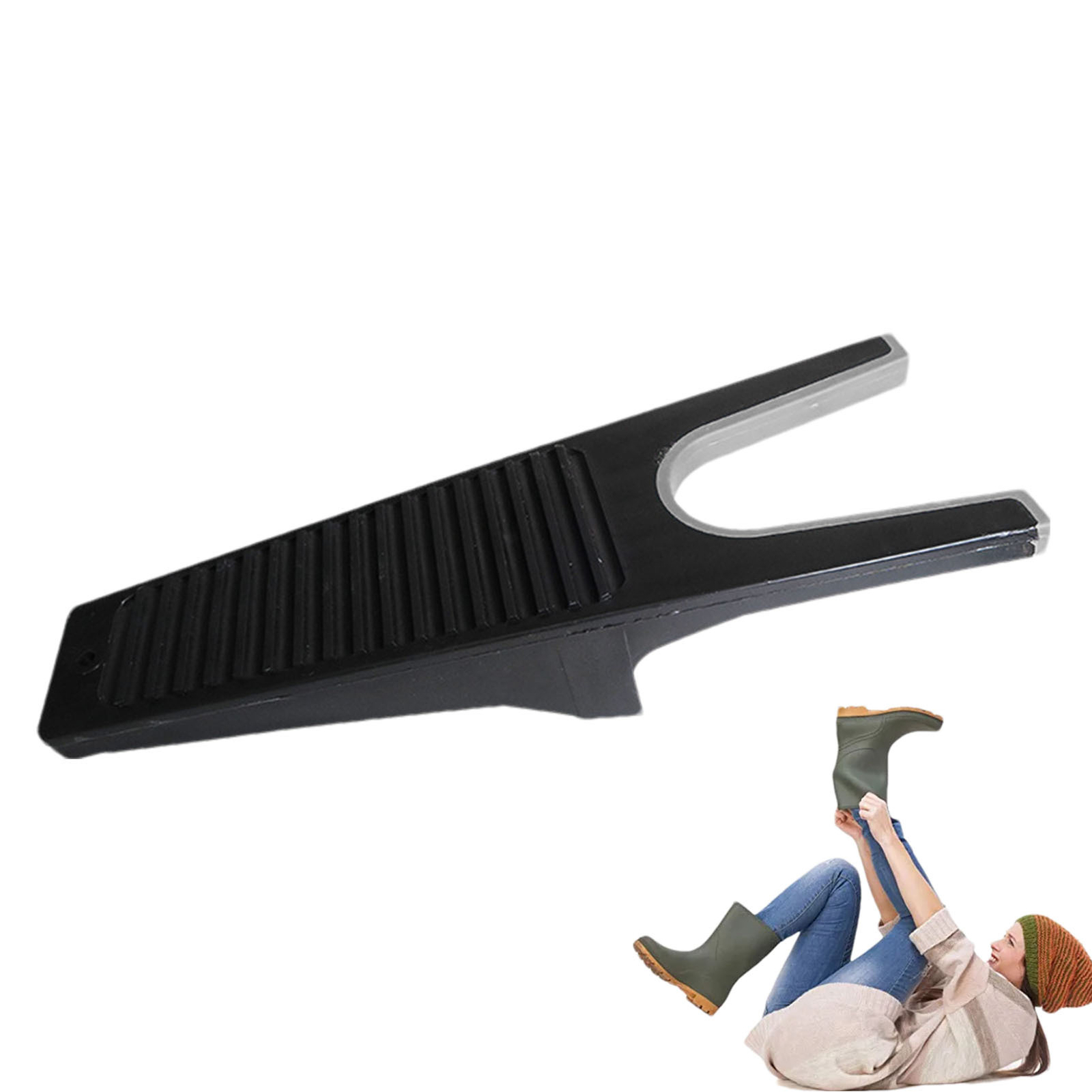 Boot Jack Boot Puller with Non-Staining Rubber Grip Shoe Pull Boot ...