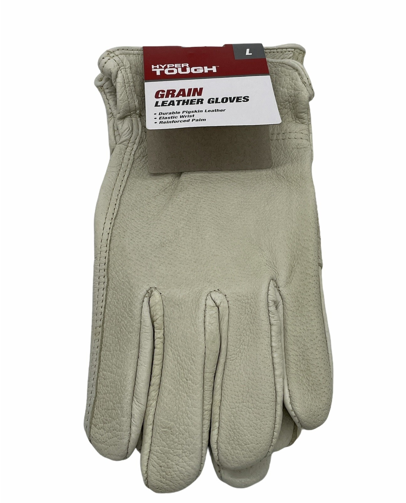 Hyper Tough Pigskin Grain Leather Work Gloves Size Large | eBay