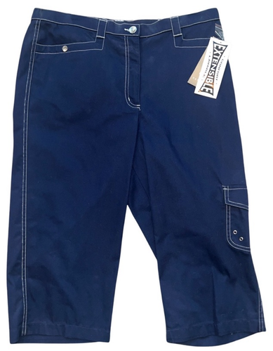 WJomens Tan Jay Sz 14 Petite Navy Capris Pants | eBay