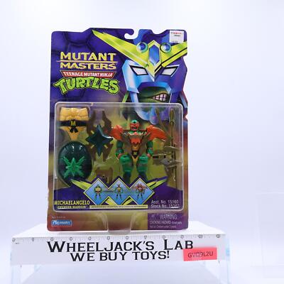 Michaelangelo Thunder Warrior TMNT Mutant Masters 1997 Playmates MOSC ...