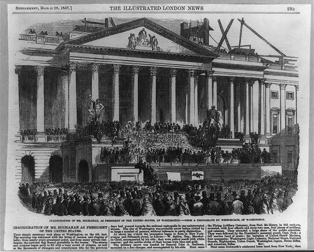 Inauguration of Mr. Buchanan, as President of the United States, 1857 ...
