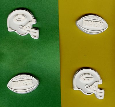 Green Bay Packers helmet & football plaster of Paris painting project ...
