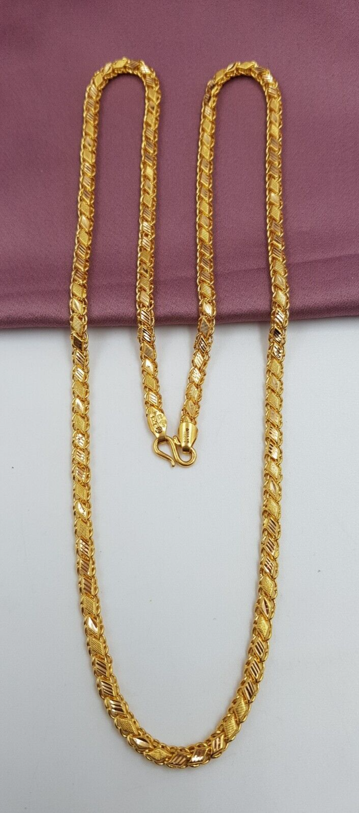 Dubai Handmade Chain 22K Hallmark Sign Coimbatore Chain Necklace Unique ...