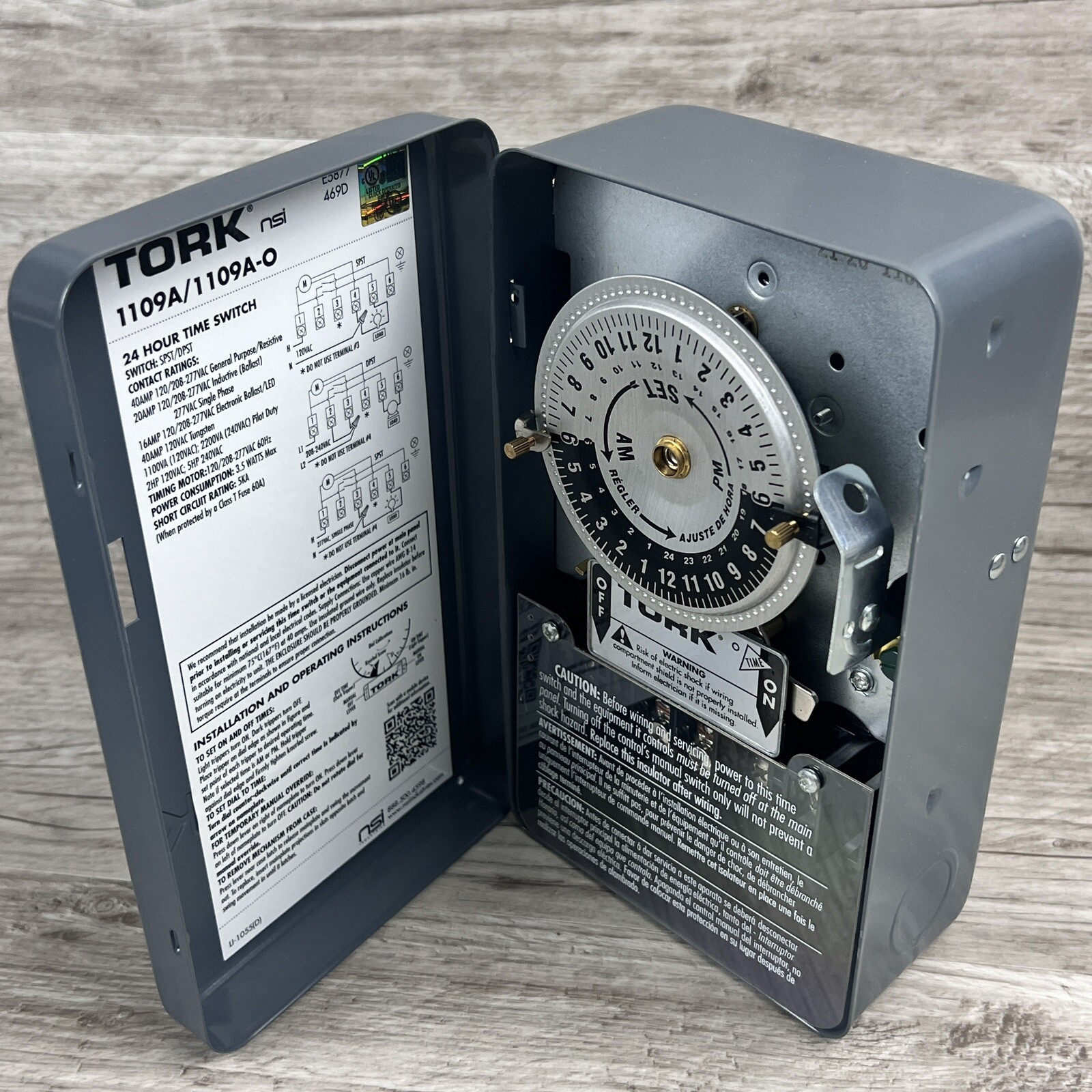 NSI Tork 1109A Mechanical Time Switch - Gray for sale online | eBay