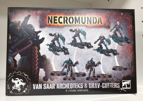 Warhammer Necromunda VAN SAAR ARCHEOTEKS & GRAV-CUTTERS single models ...