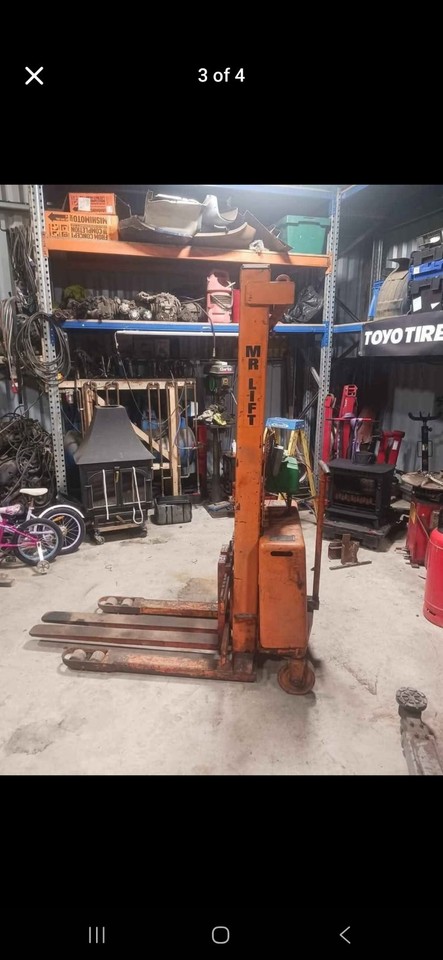 Electric Pallet Stacker Truck Forklift BT LIFT 3.35m High Lift 1t Plus ...