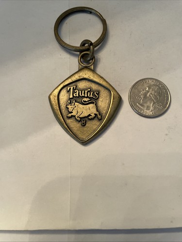 Vintage Taurus Zodiac Key Ring | eBay