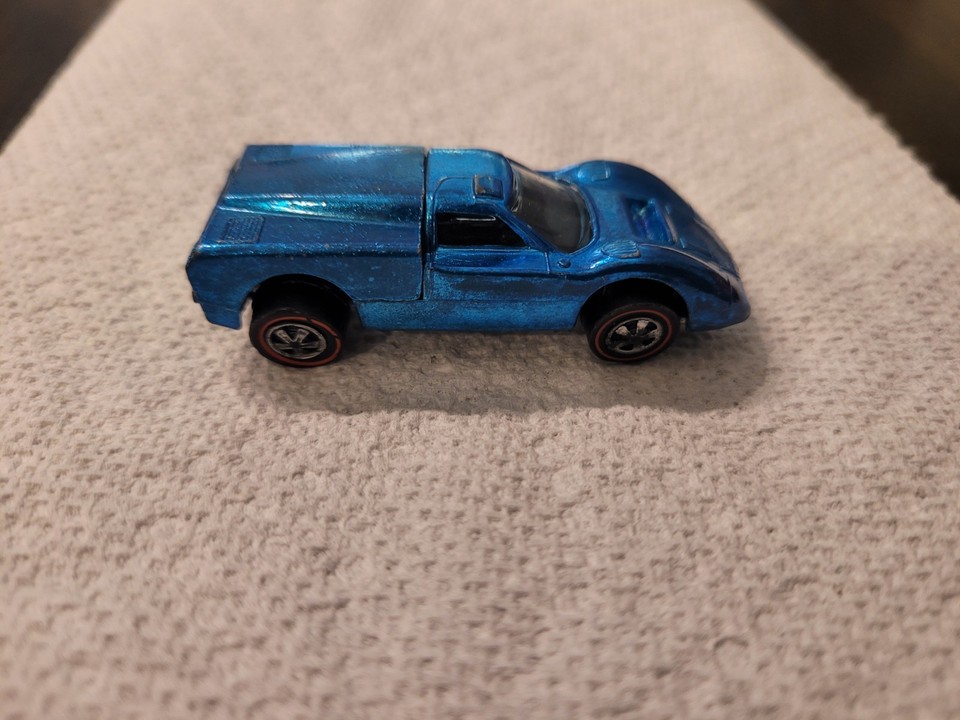 VINTAGE HOT WHEELS REDLINES,FORD J CAR,1968,METALLIC BLUE,DARK INT | eBay