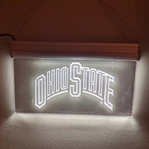 Ohio State University lighted Sign LED Hanging Sign Light Man Cave ...