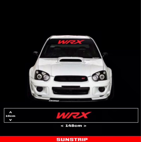 Windshield decal car sticker banner graphic for Subaru WRX cars | eBay