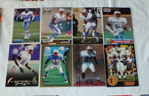 DARRYL LEWIS - Corner Back - Houston Oilers - 8 Card Assorted Lot ...