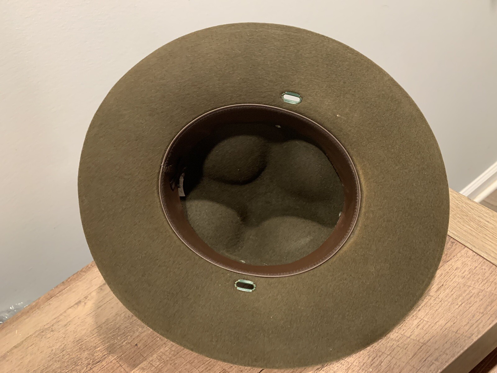 MENS HAT MILITARY COWBOY DRESS HAT Army | eBay