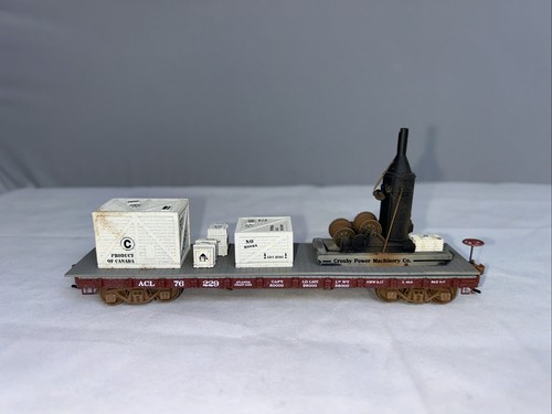 Ertl 4979 HO Scale Atlantic Coastline 50 Ton 40' Flat Car # 76229 W ...