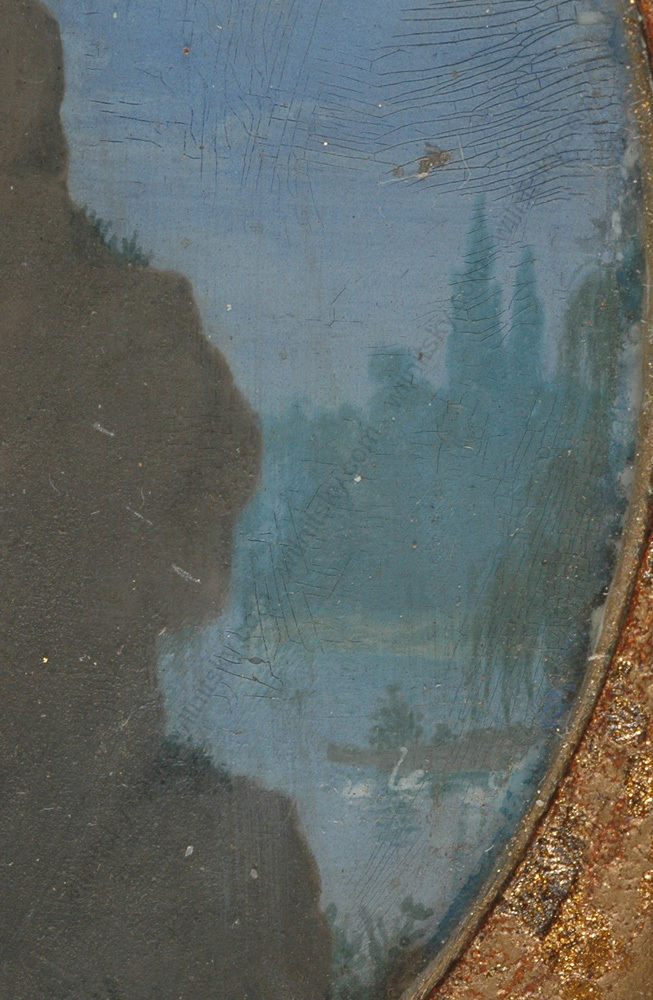 Emile Bernhard de Guerard-Attrib., "Portrait of a lady in evening ...