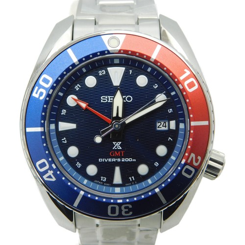 Seiko Prospex SBPK005 Cal.5K65 GMT Date Box Divers 200m Solar Mens ...