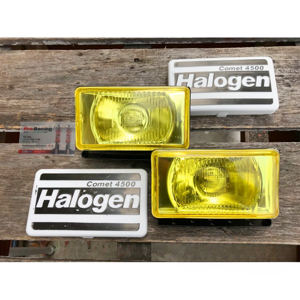 NEW Universal Yellow Fog Light Spot Lamp H3 12V 55W AE86 AW11 ...