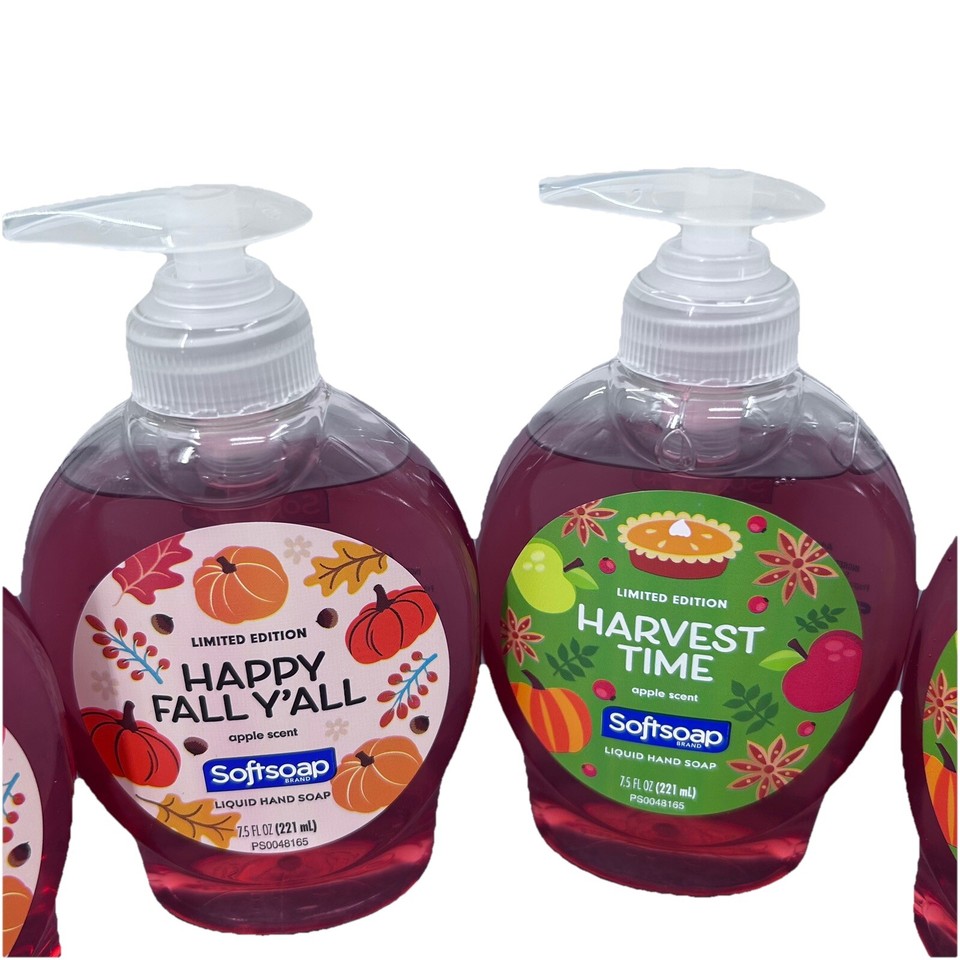 Softsoap APPLE SCENT Hand Soap Harvest Time Happy Fall Y'All Limited ...